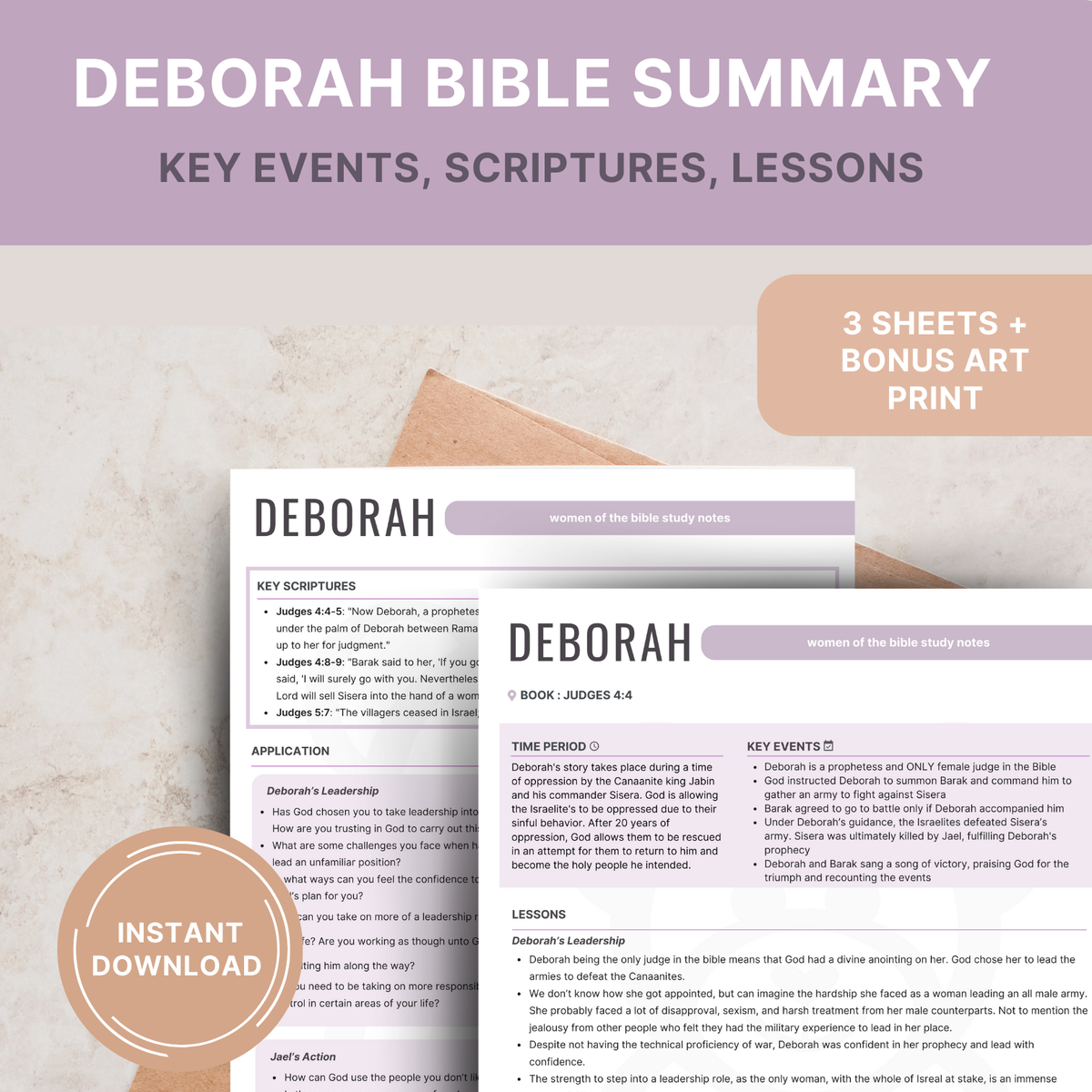 Deborah Bible Summary – Modern Faith